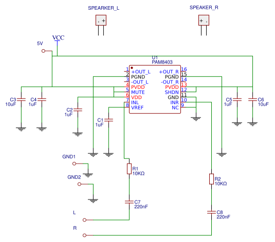 UAS_PAM8403 Resources - EasyEDA
