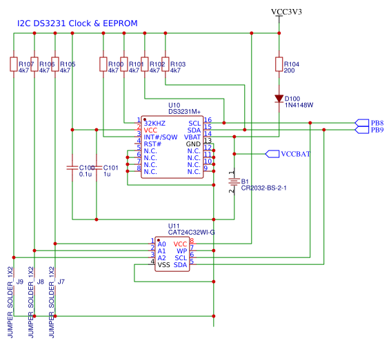 I2C_DS3231_AT24C32 Resources - EasyEDA