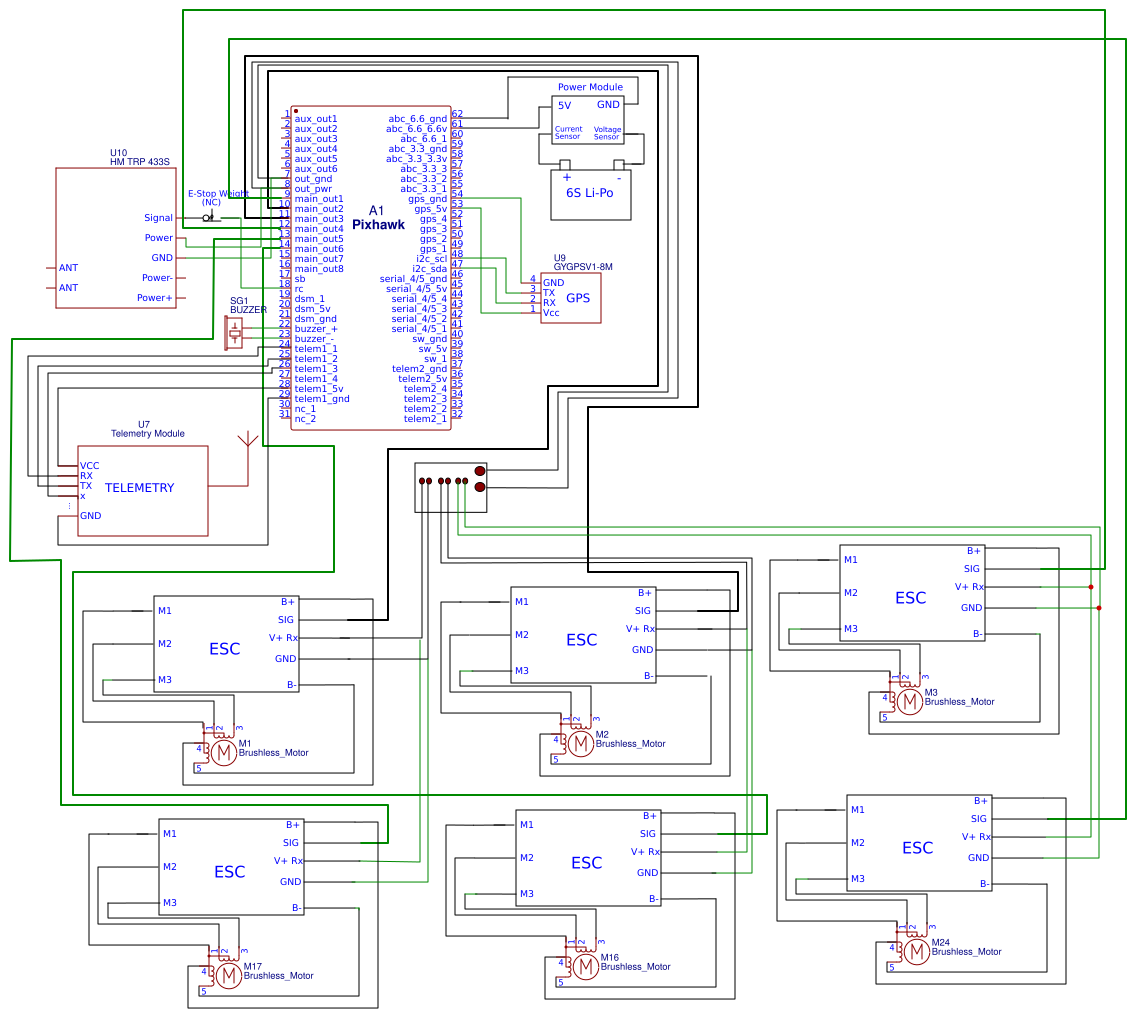 Drone 6 motorlu devre şemesı -1 Resources - EasyEDA