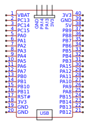 STM32F103C8_board Resources - EasyEDA