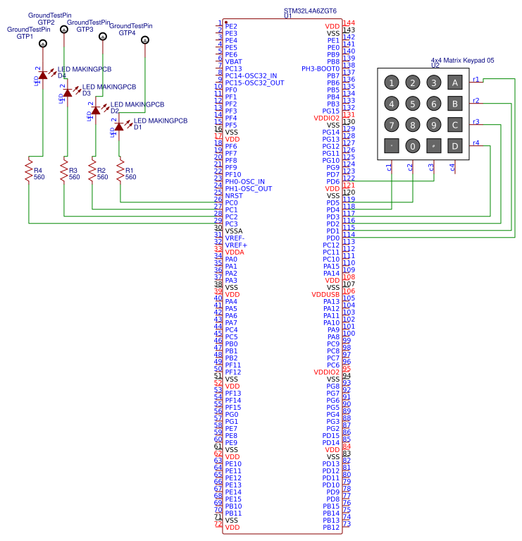 ee329 mcu keypad led wiring diagram Resources - EasyEDA