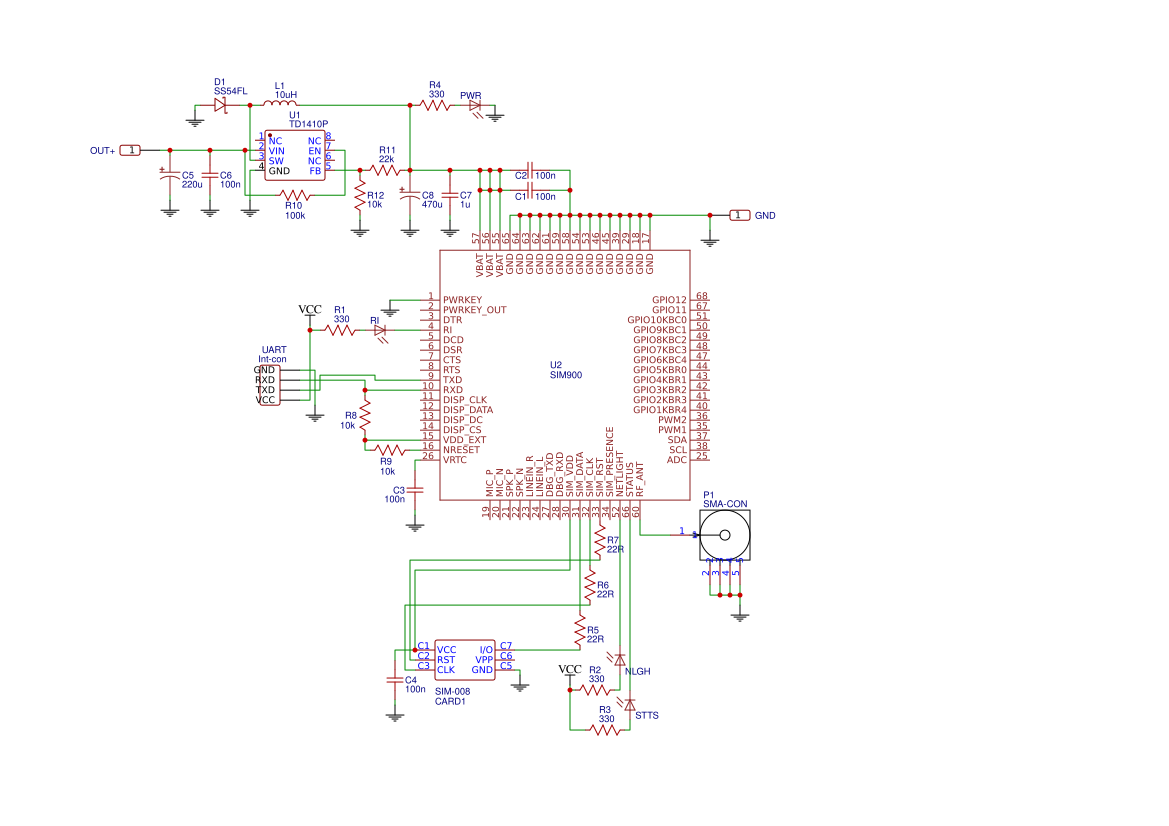 GSM-MODULE V1.0 Resources - EasyEDA