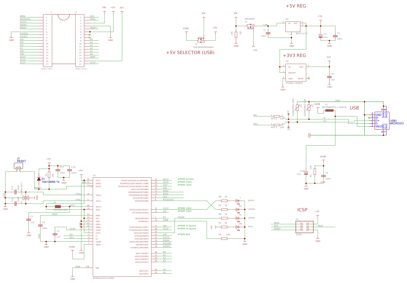 Arduino Micro Resources - EasyEDA
