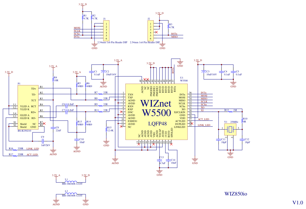 Wiznet Module Resources - EasyEDA