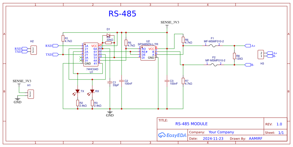 RS-485 MODULE Resources - EasyEDA