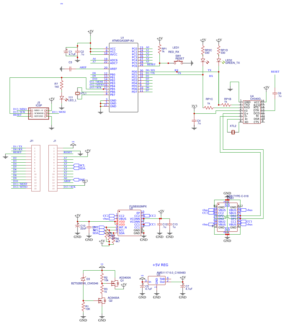 Arduino Nano type-c Resources - EasyEDA