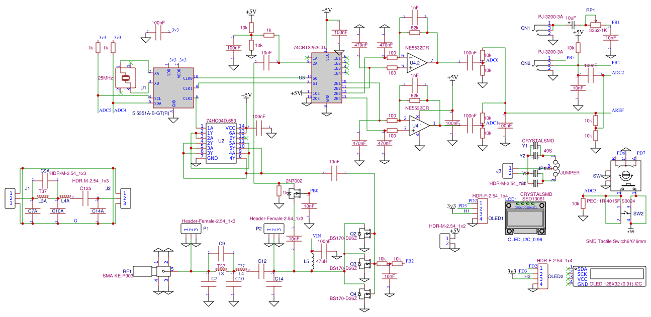 uSDX_PCB_LPF Resources - EasyEDA