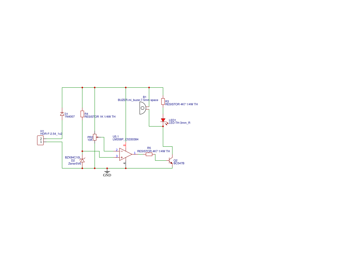 Sygnalizator napięcia 3 Resources - EasyEDA