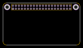 PCB_RPi - 2 Holes Hat Resources - EasyEDA