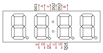 0.56inch LED display 7 Segment Resources - EasyEDA