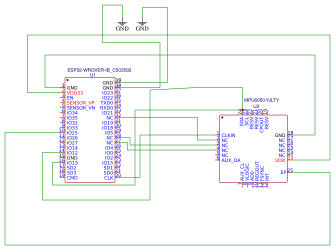 Accelerometer and Gyroscope ckt Resources - EasyEDA