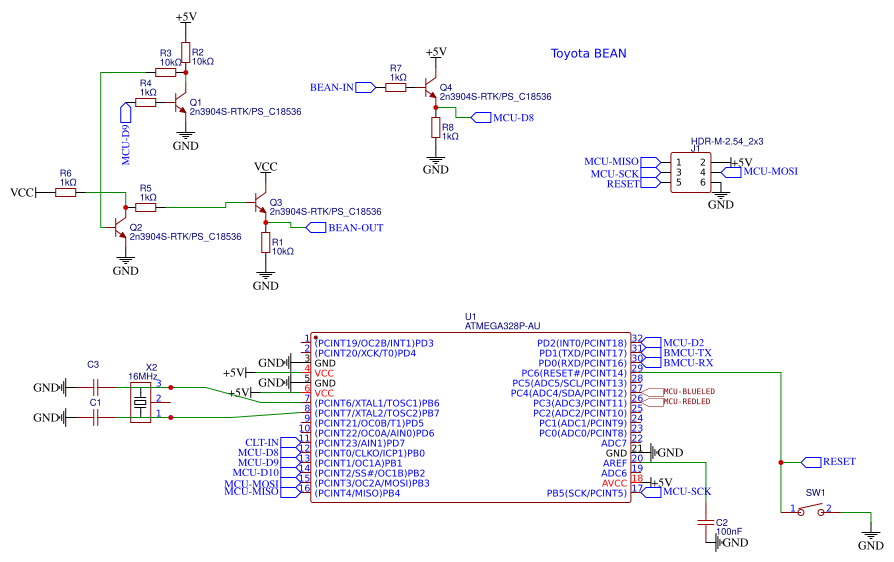 Bean MPX Resources - EasyEDA