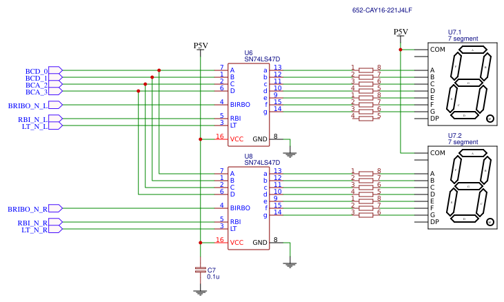 seven segment Resources - EasyEDA