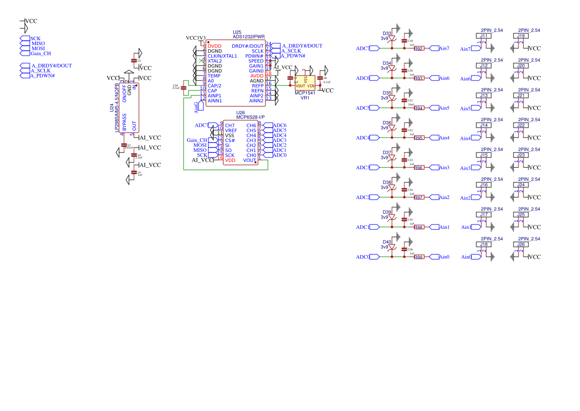 ADC_ADS1232_MCP6S28 Resources - EasyEDA