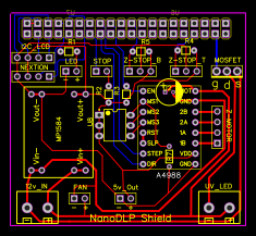 NanoDLP_Shield v2 Resources - EasyEDA