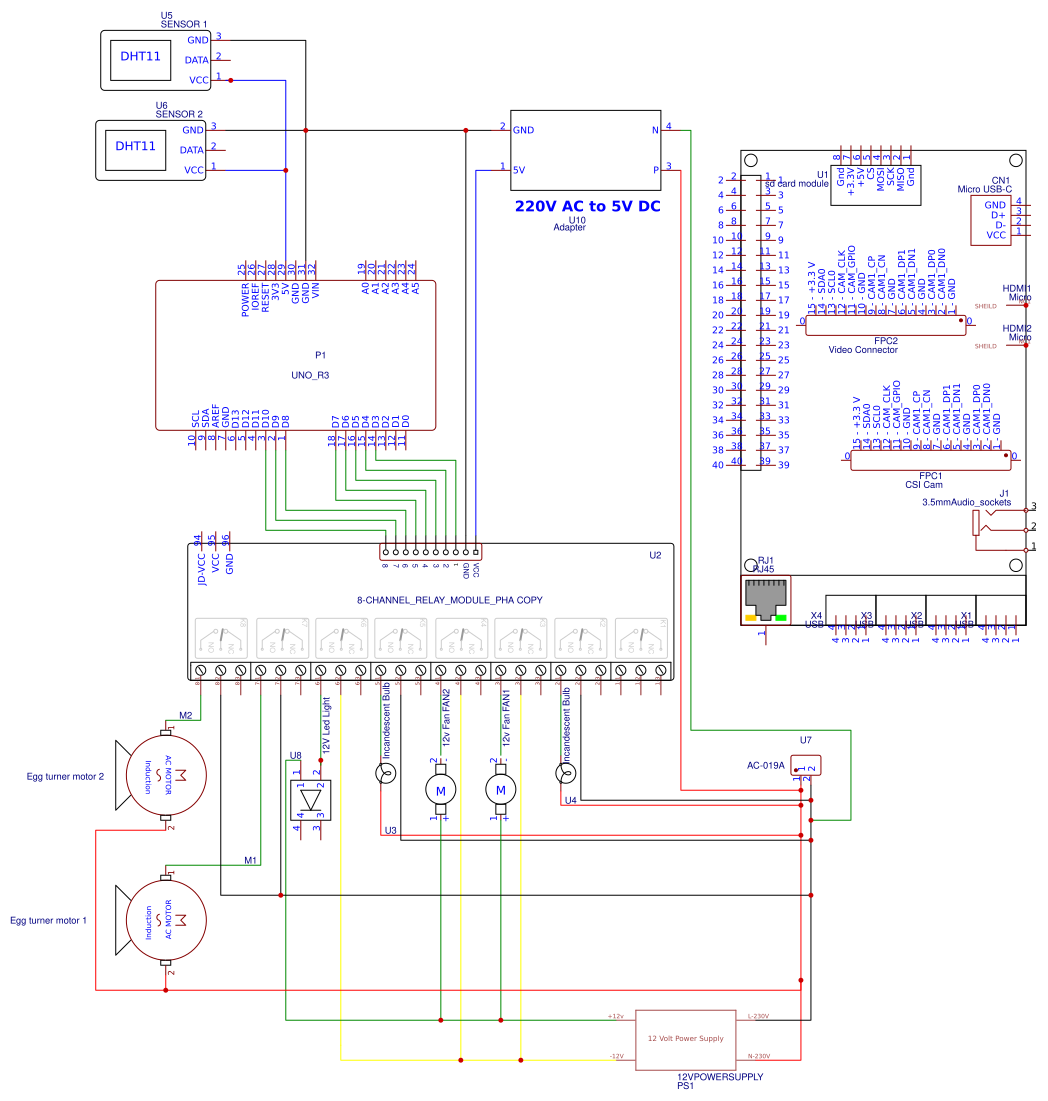 IoT-Based Gamefowl Egg Incubator With Fertility Classifier using CNN Resources - EasyEDA