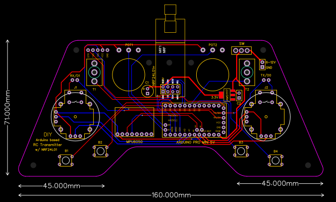 Gerber DIY Arduino based RC Transmitter v3.zip Resources - EasyEDA