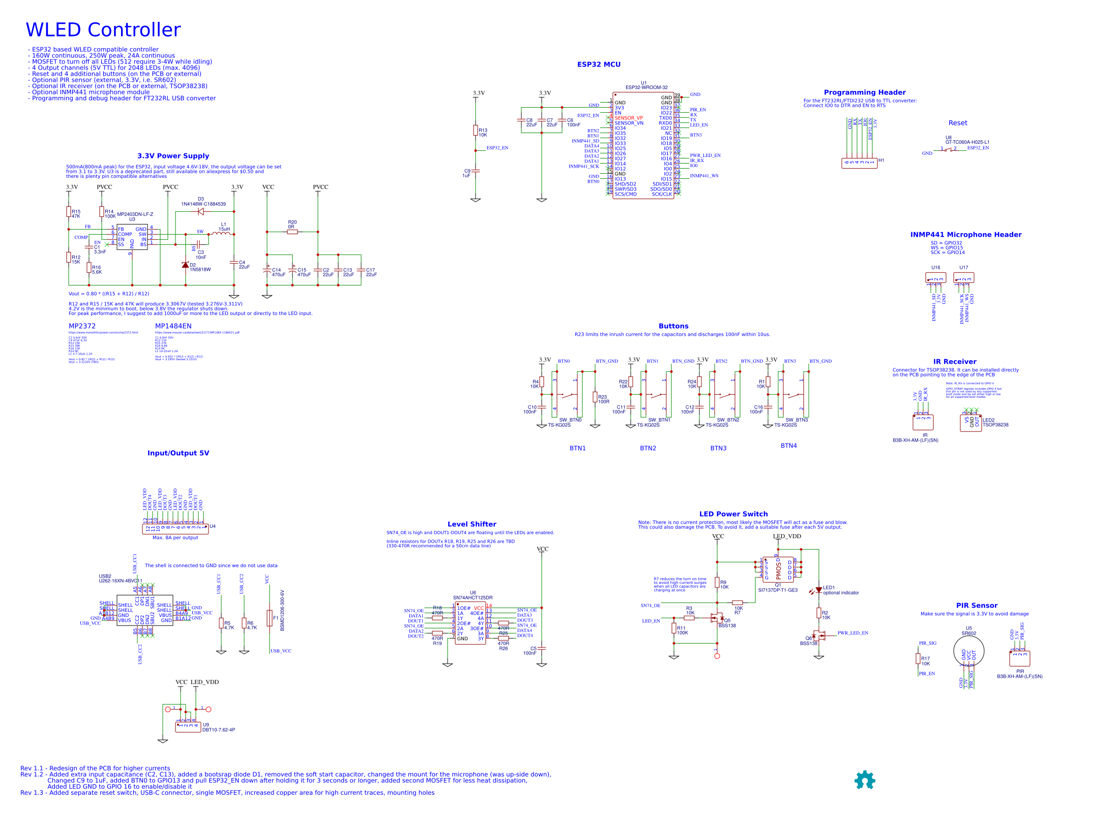 WLED Controller Resources - EasyEDA