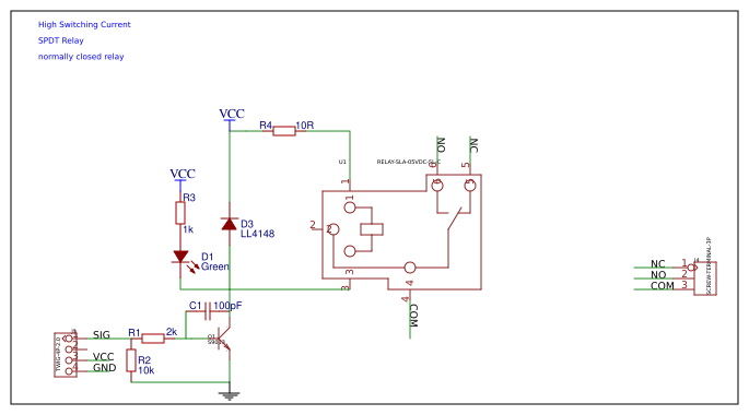 SPDT relay Resources - EasyEDA