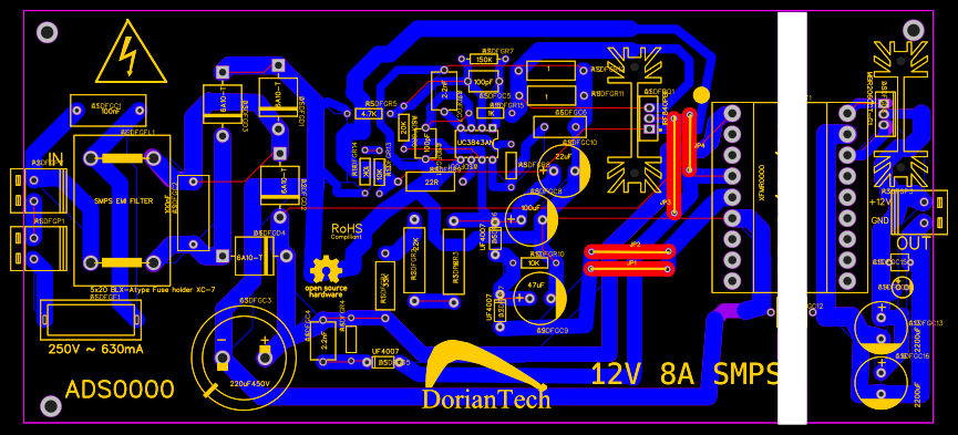 12v 8A power sply Resources - EasyEDA