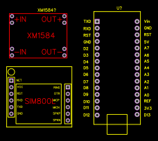 SIM800L Module (Red) Resources - EasyEDA