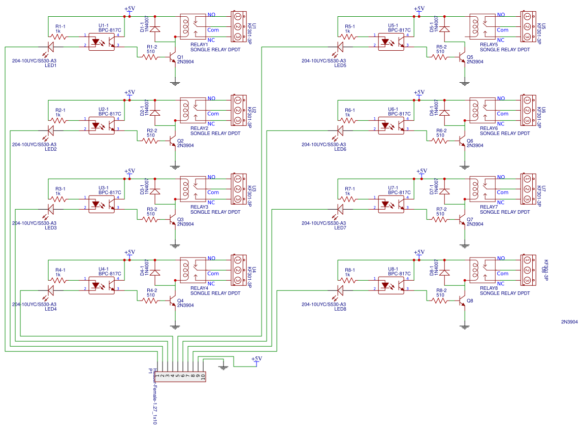 8 relay Resources - EasyEDA
