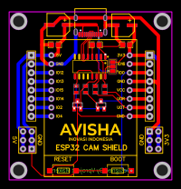 PCB_VPROJECT- SHIELD ESP32 CAM PROGRAMMER Resources - EasyEDA