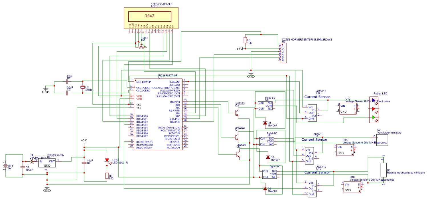 Schéma moniteur electrique Resources - EasyEDA