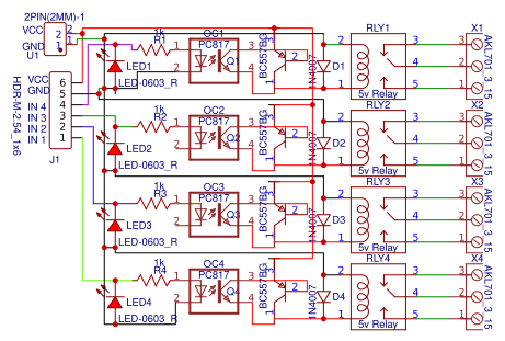 4CH RELAY MODULE Resources - EasyEDA