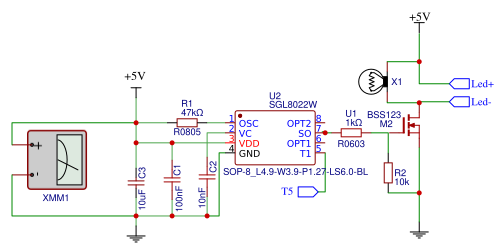 Touch Lamp Dimmer Circuit Resources - EasyEDA