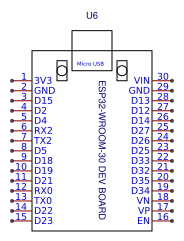 ESP32-WROOM 30-PIN DEV BOARD COPY COPY Resources - EasyEDA