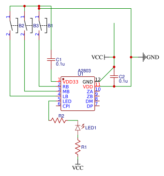 Projeto Final - Mouse Resources - EasyEDA