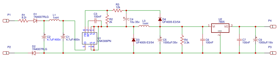 lnk306_AC_to_5V Resources - EasyEDA
