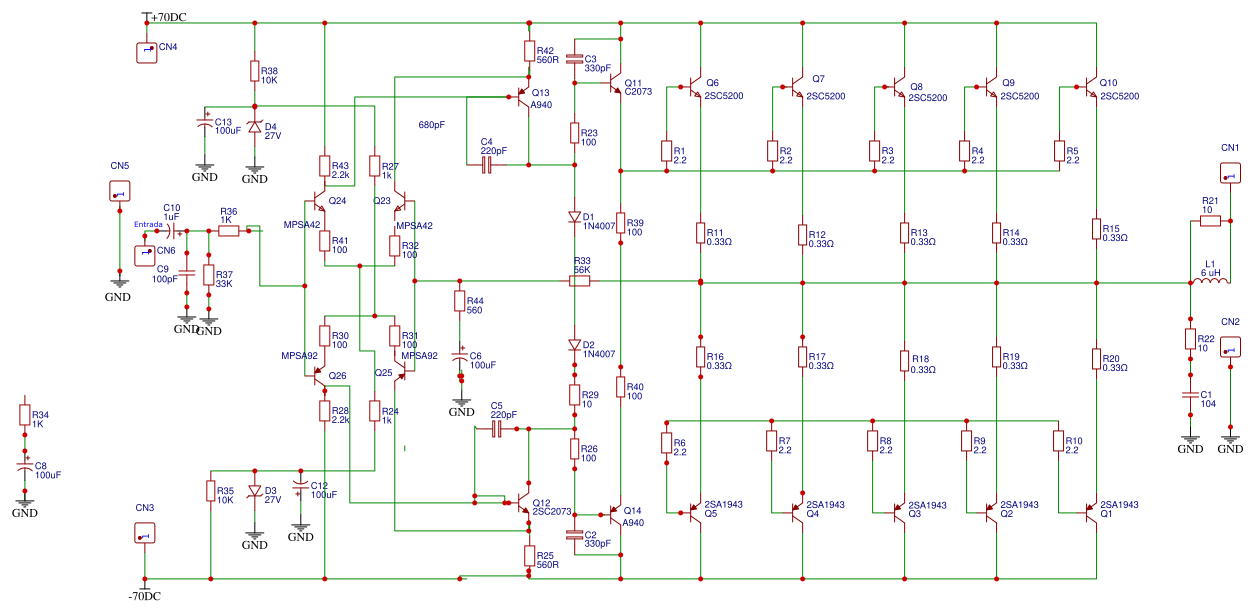 TLO71 AMPLIFIER CIRCUIT Resources - EasyEDA