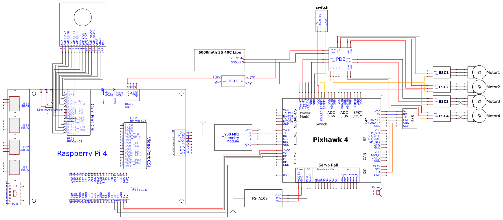 PixHawk_4 quadcopter Dipl Resources - EasyEDA