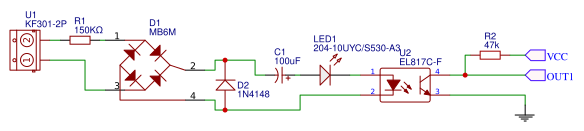 1-Bit AC 220V Optocoupler Resources - EasyEDA