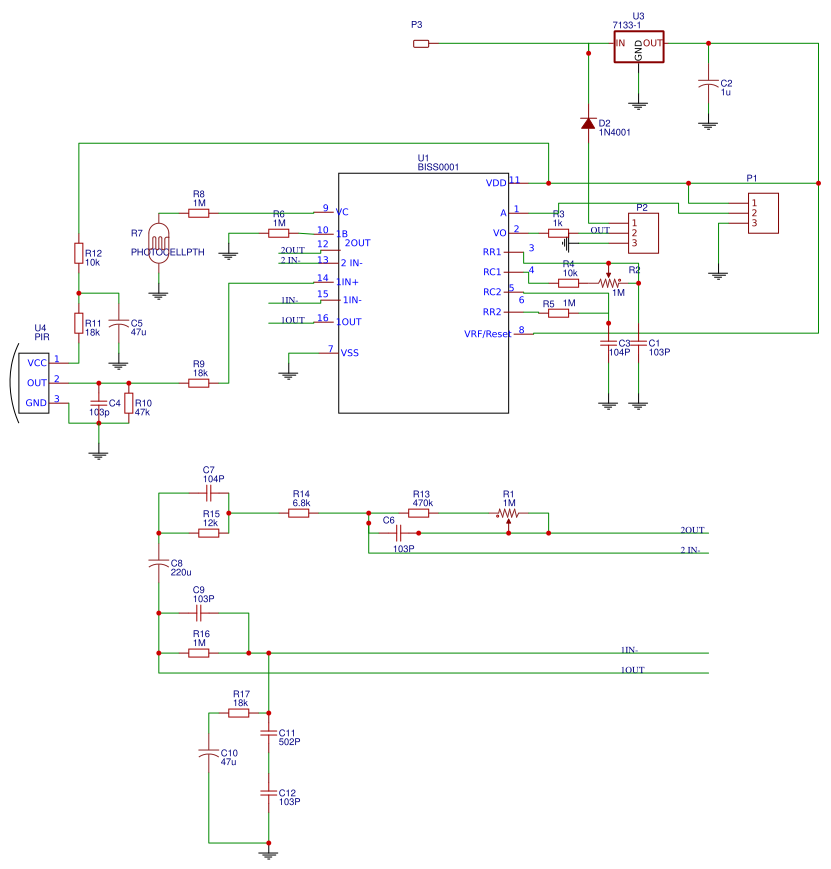 HC-SR501 PIR Schematic Resources - EasyEDA