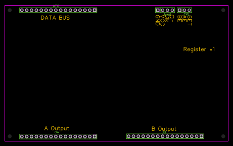 PCB_16 bit dual output register outline Resources - EasyEDA