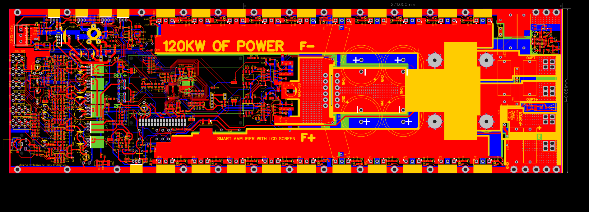 PCB_AMPLIFICADOR CON LCD 120KW-HV_2 Resources - EasyEDA