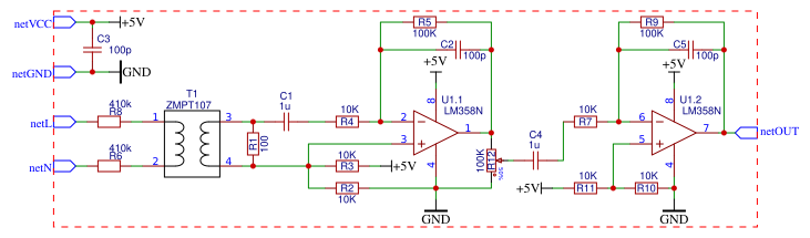 AC Detector with ZMPT107 Resources - EasyEDA
