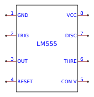 LM555 TIMER IC1 Resources - EasyEDA