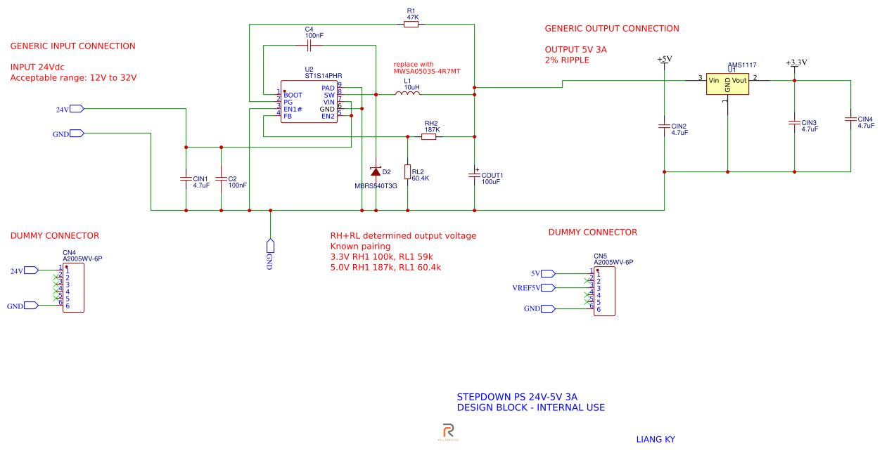 StepDown Power 24 to 5 volt Resources - EasyEDA