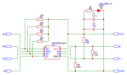 MAX 485 Resources - EasyEDA