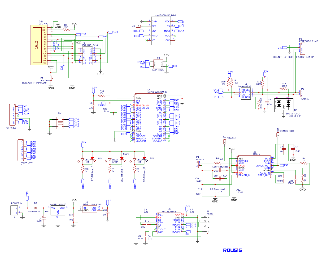 RFID-consloe_ESP32 Resources - EasyEDA