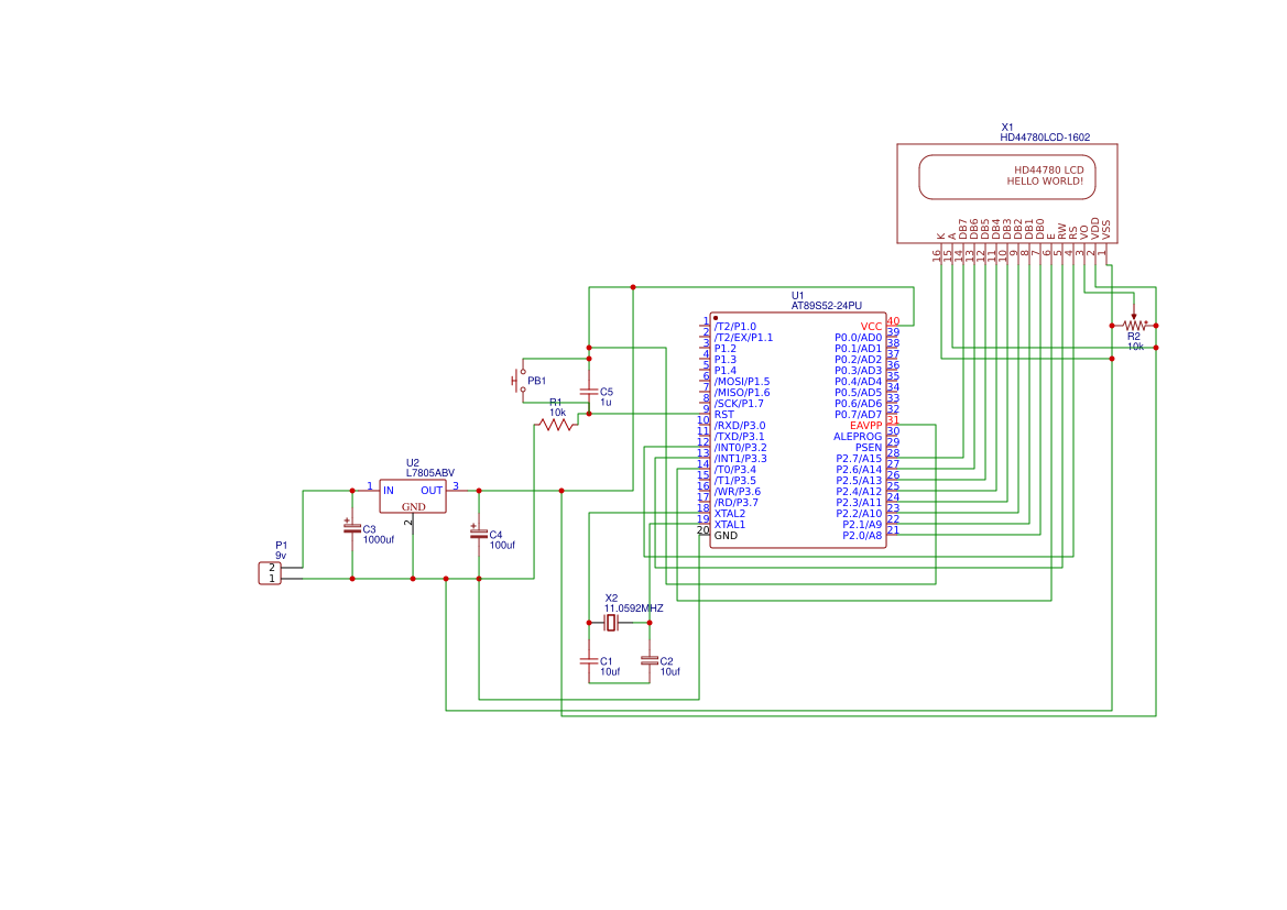 MC INTERFACE WITH LCD Resources - EasyEDA