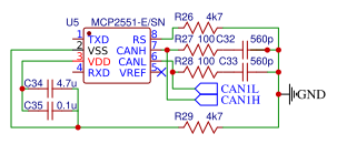 MCP2551 Resources - EasyEDA