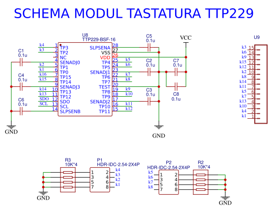TTP229 Resources - EasyEDA