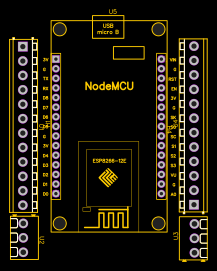 Nodemcu Female headers 15 Resources - EasyEDA