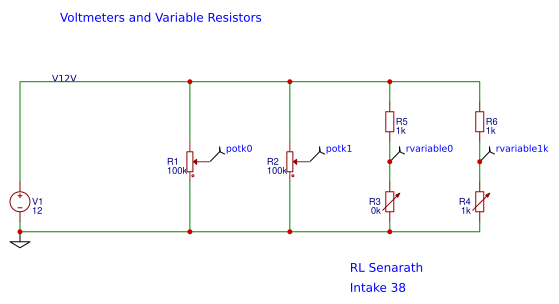 Voltmeter and variable resistor Resources - EasyEDA