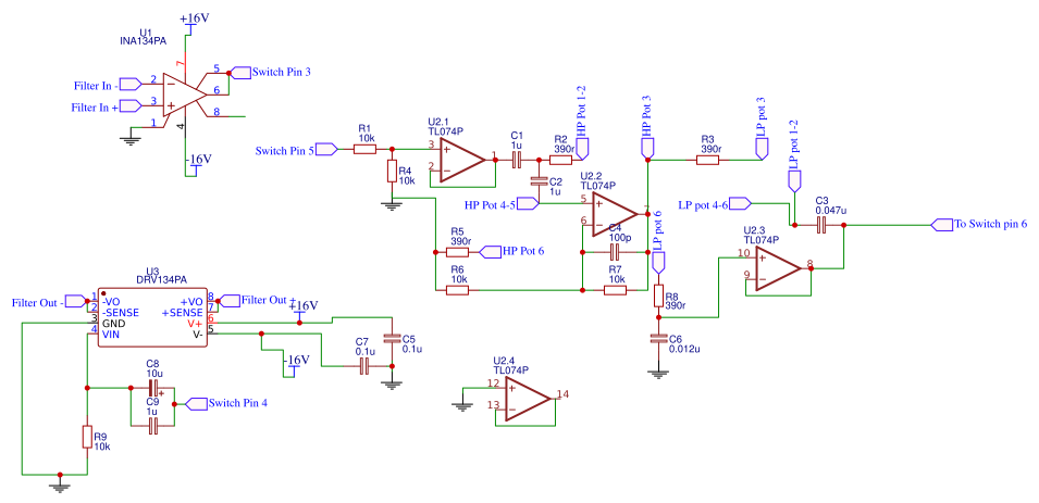 Harrison Ford Filter PUB Schem Resources - EasyEDA